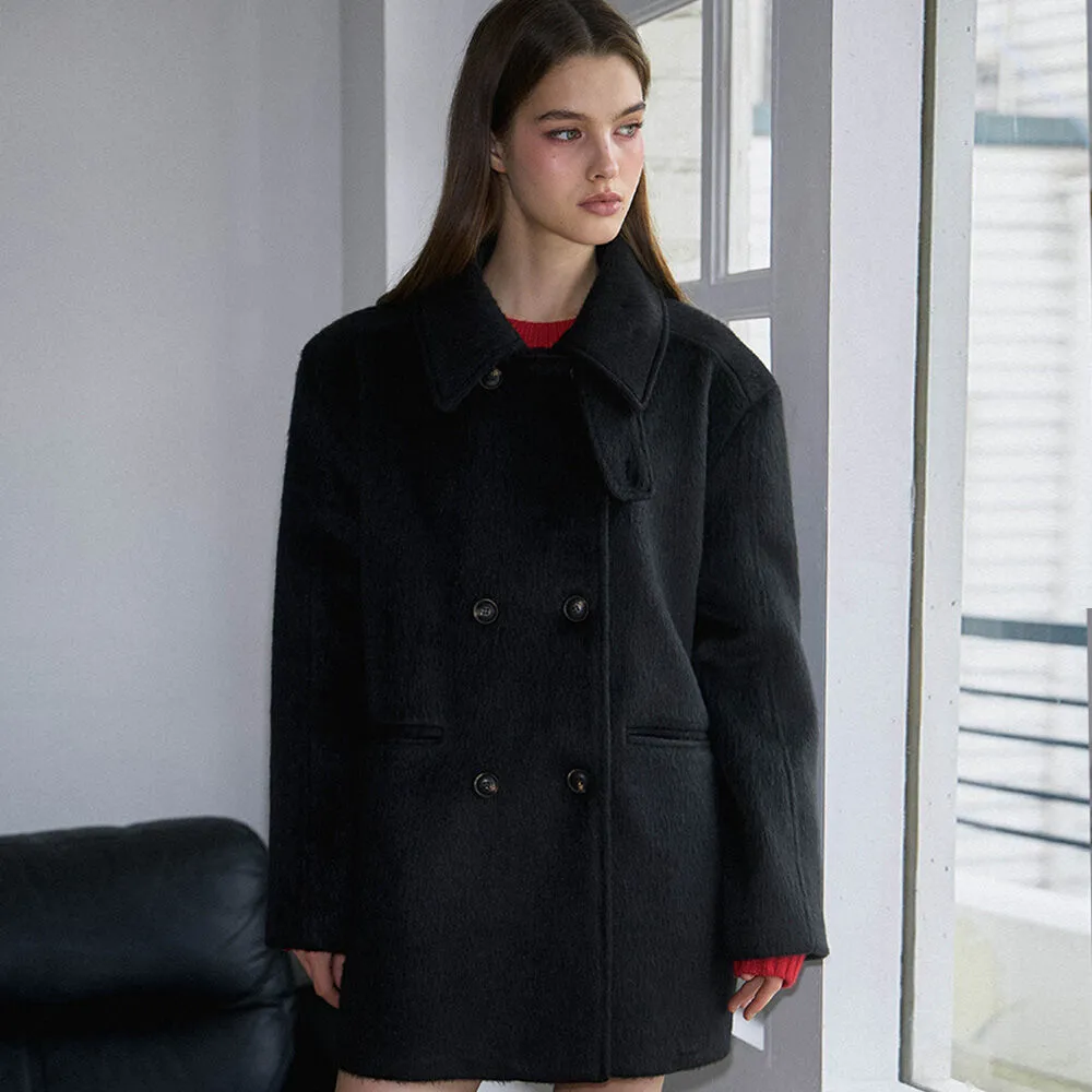 High Neck Half Coat [Black] - 감도 깊은 취향 셀렉트샵 29CM