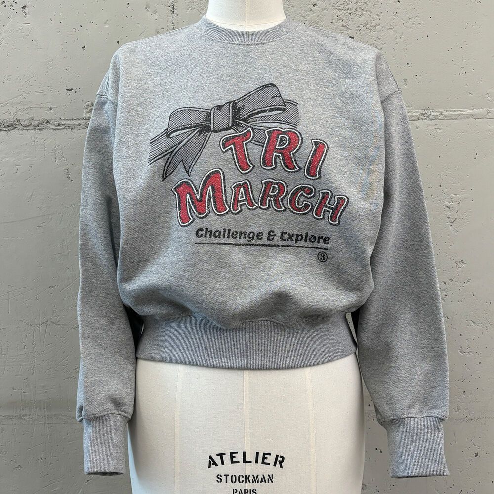 Tri / Retro Ribbon sweatshirt / Grey - 감도 깊은 취향 셀렉트샵 29CM