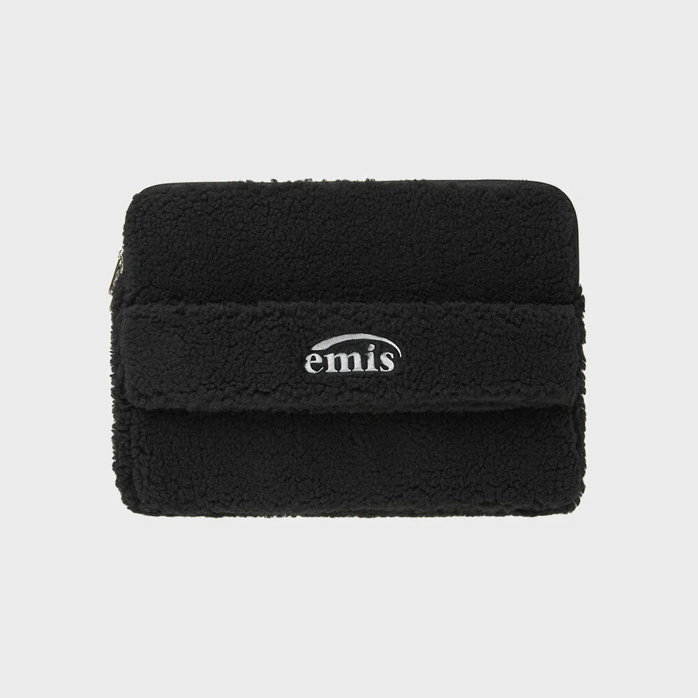 SHEARLING LAPTOP POUCH-BLACK - 감도 깊은 취향 셀렉트샵 29CM