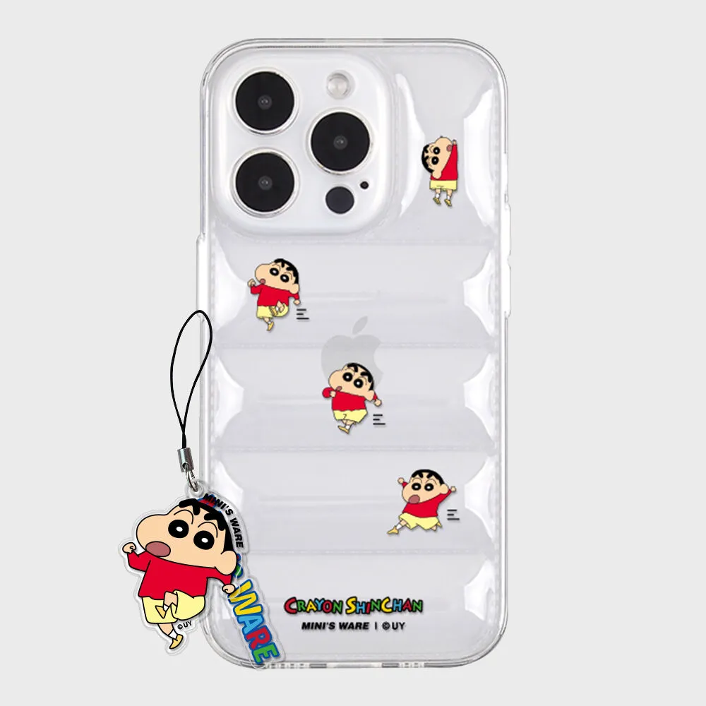 [아이폰16추가] Crayon Shin-Chan Running Padding Case_Crayon Shin-Chan - 감도 ...