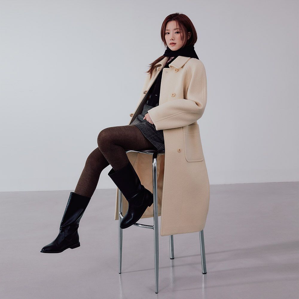 [24FW] 우먼 싱글 롱 코트 - 버터 - 감도 깊은 취향 셀렉트샵 29CM