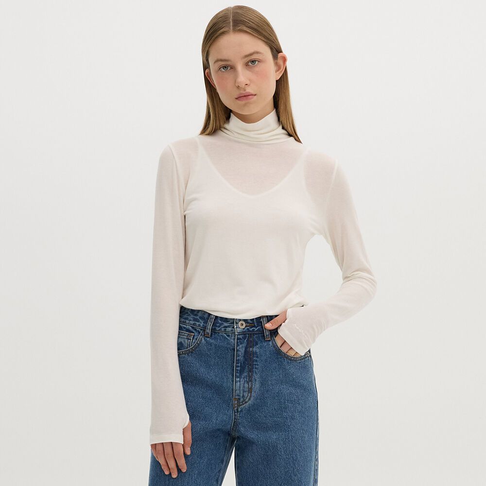 Warmer Turtleneck T-shirts Ivory - 감도 깊은 취향 셀렉트샵 29CM