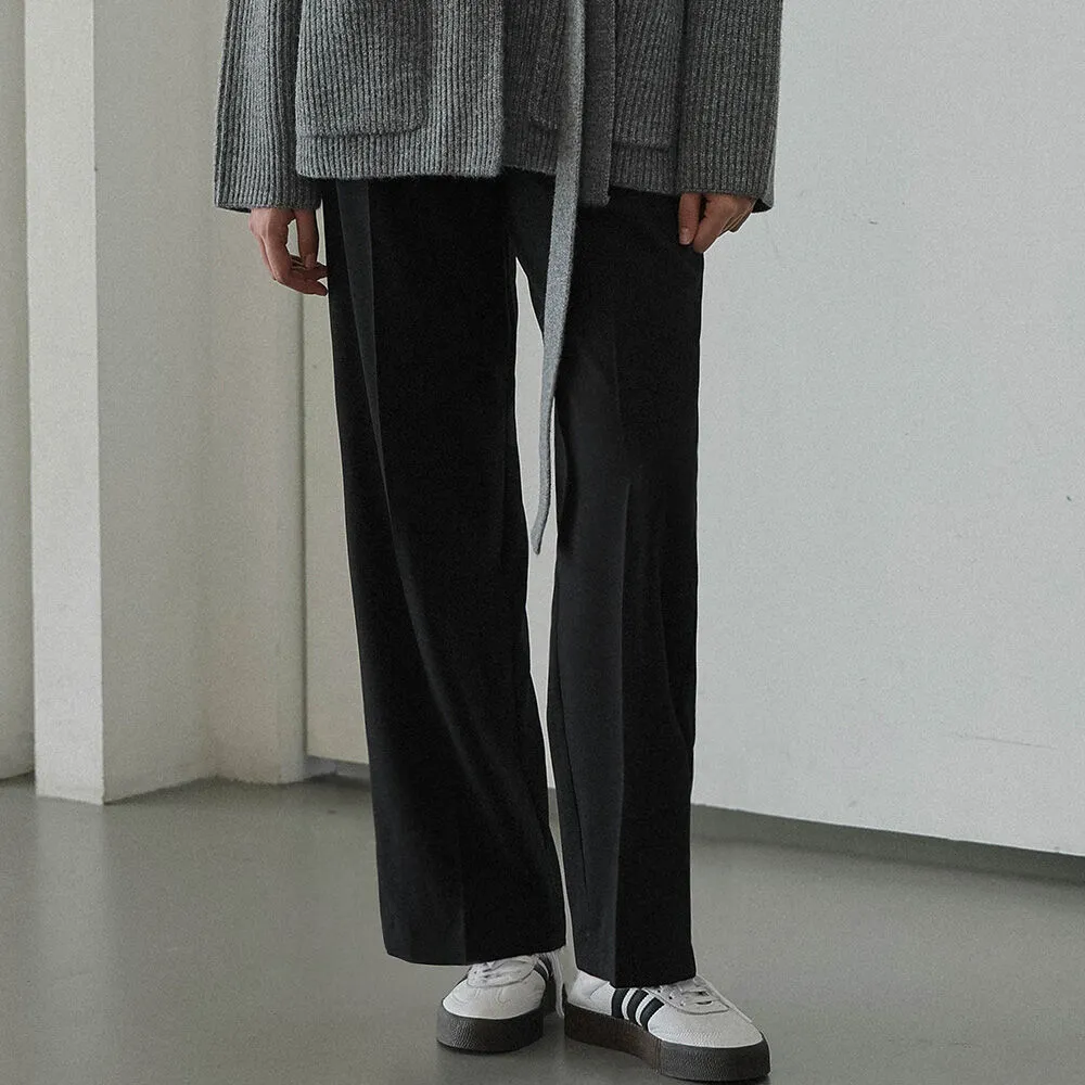 Basic Two Tuck Slacks [Black] - 감도 깊은 취향 셀렉트샵 29CM