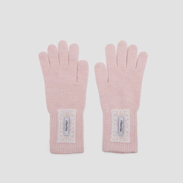 LACE LABEL ANGORA GLOVES PINK - 감도 깊은 취향 셀렉트샵 29CM