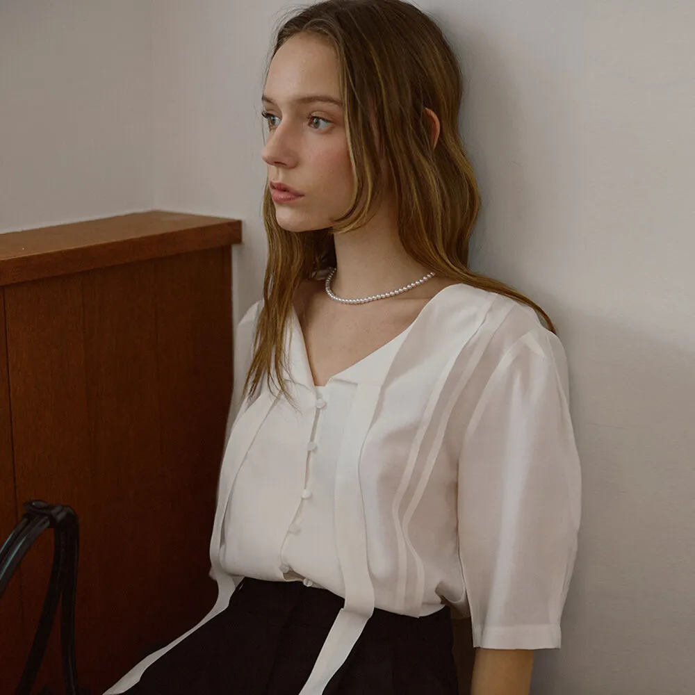 Bailey Tie Blouse [Ivory] - 감도 깊은 취향 셀렉트샵 29CM