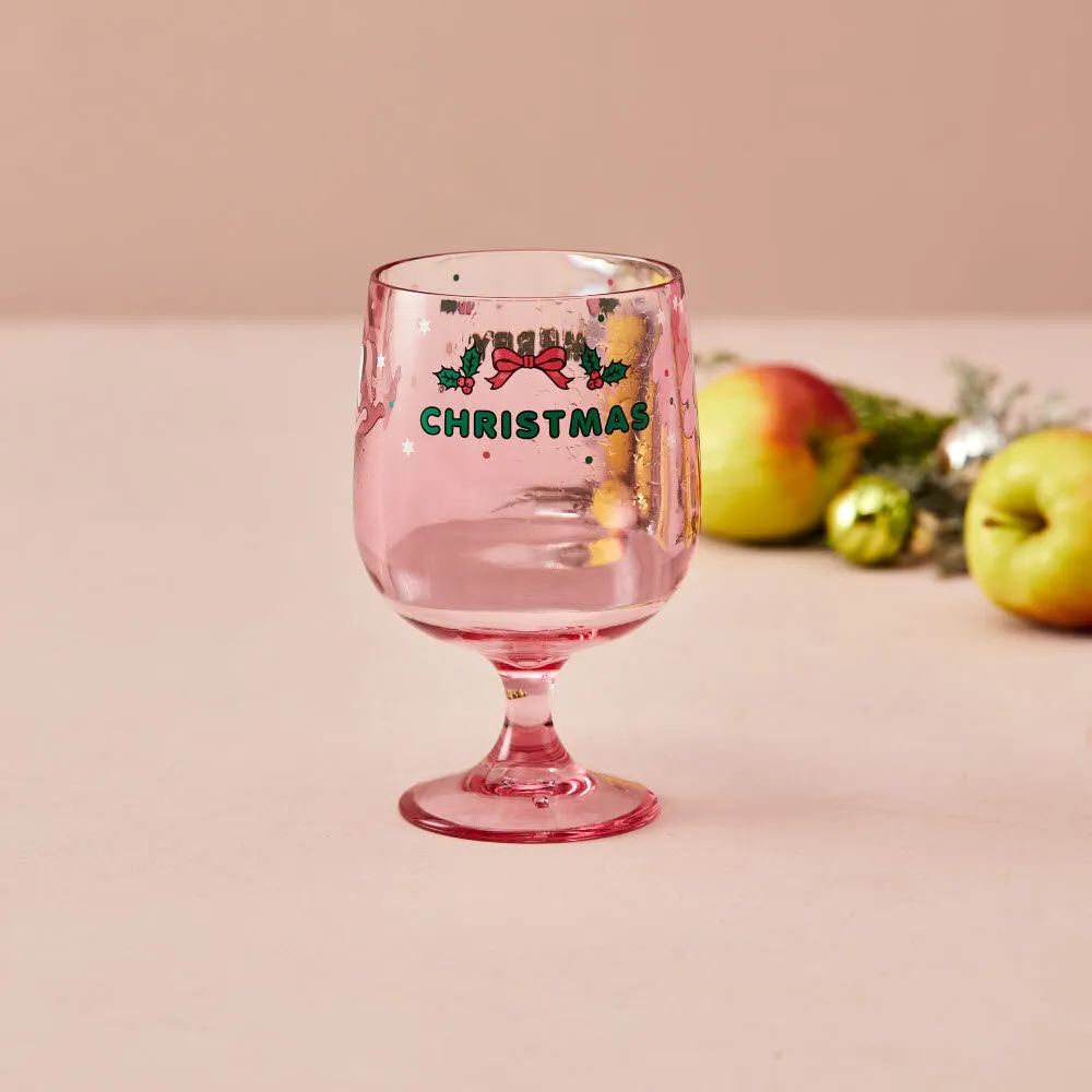 핑크베어 크리스마스 아크릴 미니잔 260ML - 감도 깊은 취향 셀렉트샵 29CM