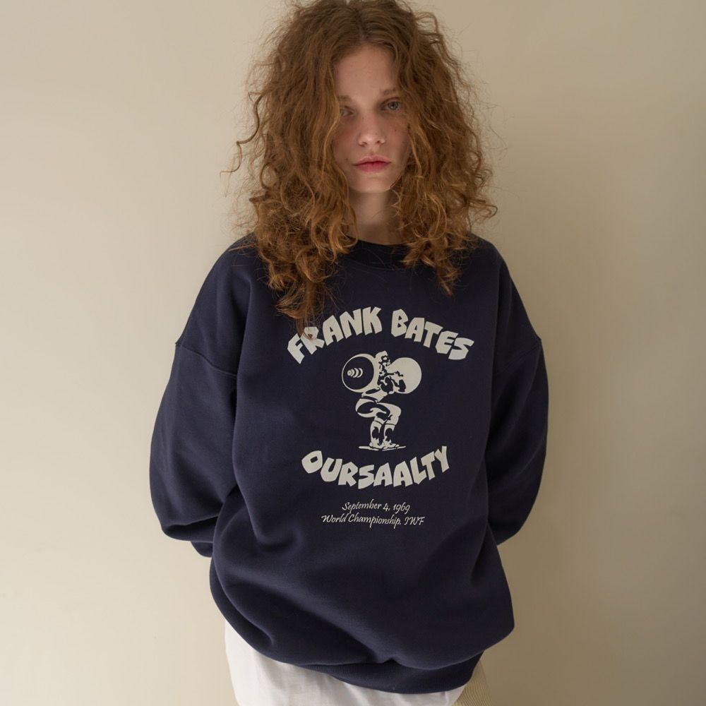 Frank Work Sweatshirt / Navy - 감도 깊은 취향 셀렉트샵 29CM