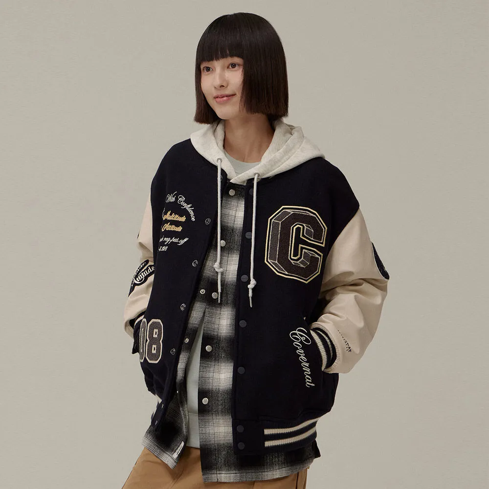 [24FW] 컬리지 C 울 바시티 - 네이비 - 감도 깊은 취향 셀렉트샵 29CM