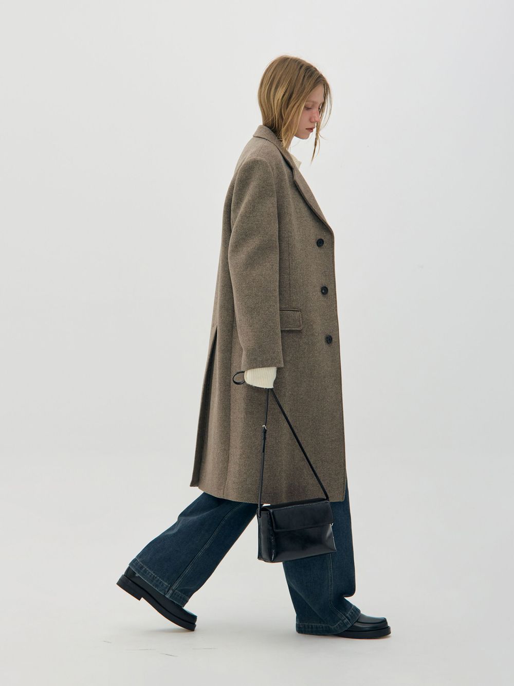 OVERSIZED 3-BUTTON WOOL COAT_OATMEAL_LC244CO01OT - 감도 깊은 취향 셀렉트샵 29CM