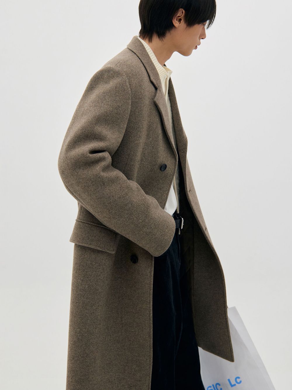 OVERSIZED 3-BUTTON WOOL COAT_OATMEAL_LC244CO01OT - 감도 깊은 취향 셀렉트샵 29CM