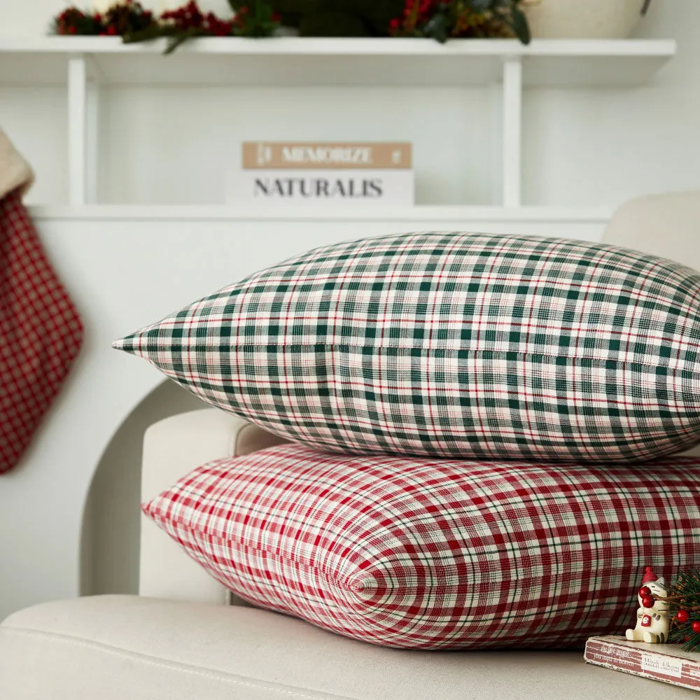 ON L 크리스마스 라플란 레드체크 쿠션커버 45X45 - 감도 깊은 취향 셀렉트샵 29CM