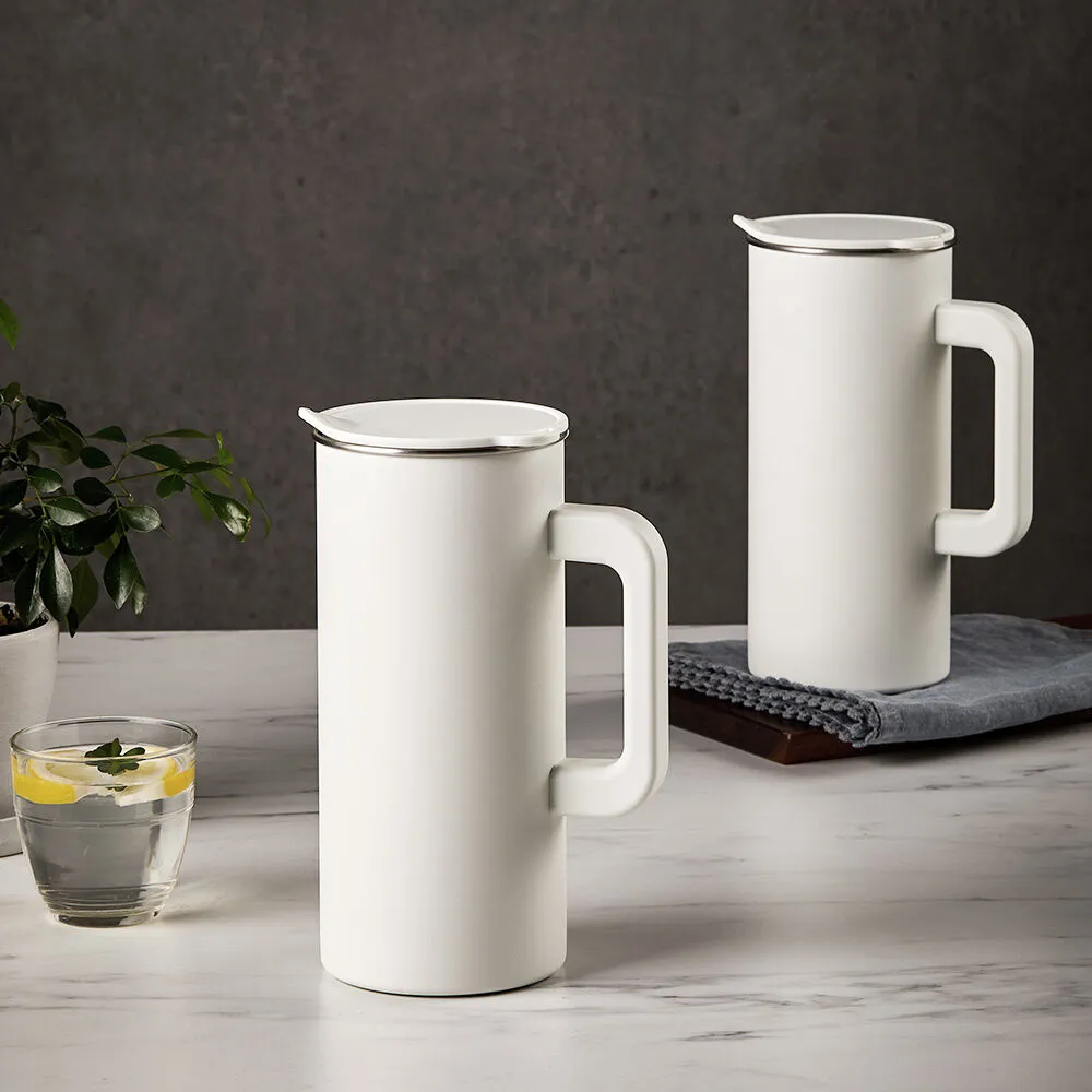 ON 모던 스테인리스 304 냉장고물병 1.5L 2P세트 크림 - 감도 깊은 취향 셀렉트샵 29CM