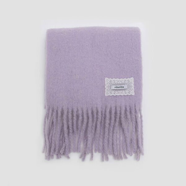 LACE LABEL HAIRY MUFFLER LAVENDER - 감도 깊은 취향 셀렉트샵 29CM