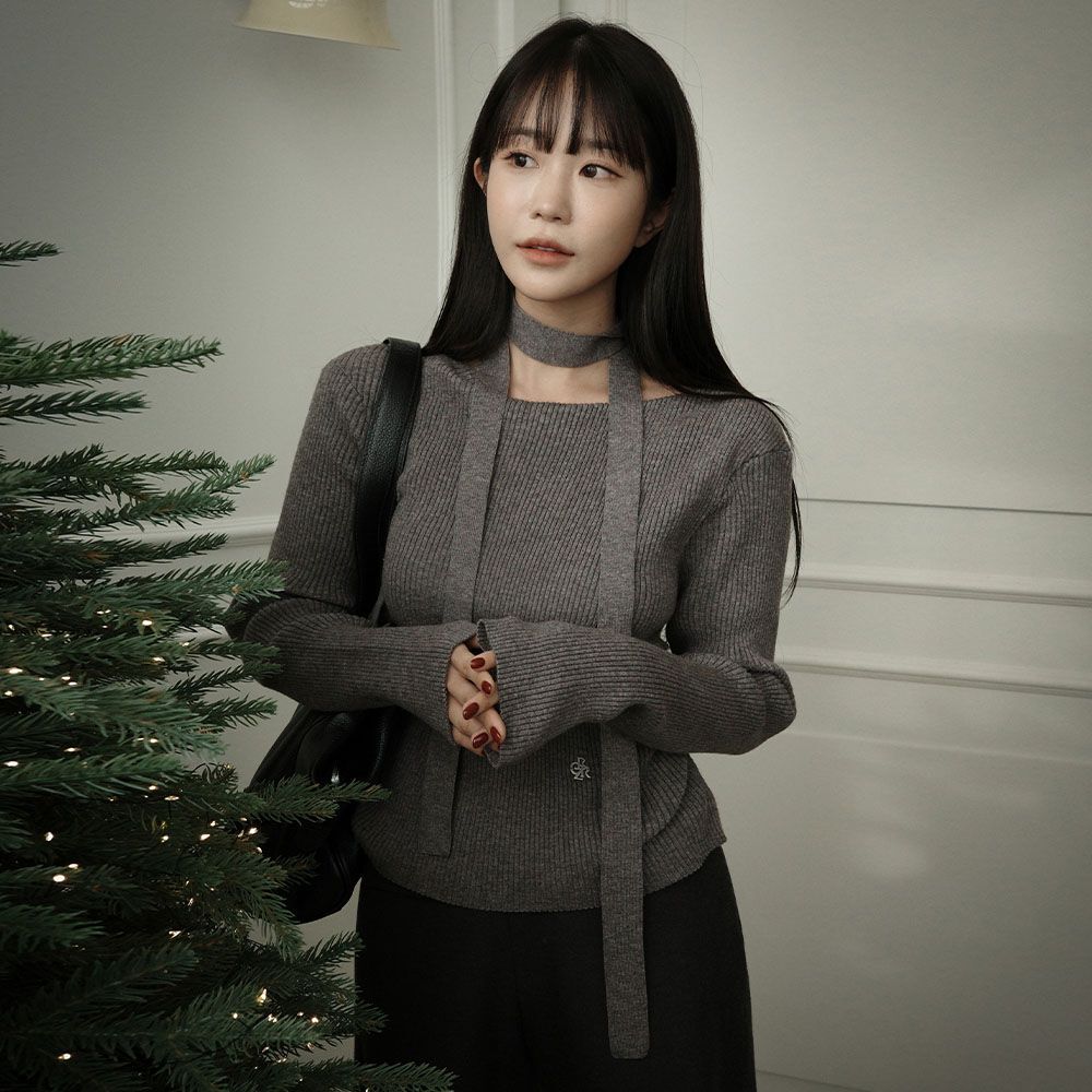 트위스트 셔링 니트_CHARCOAL - 감도 깊은 취향 셀렉트샵 29CM