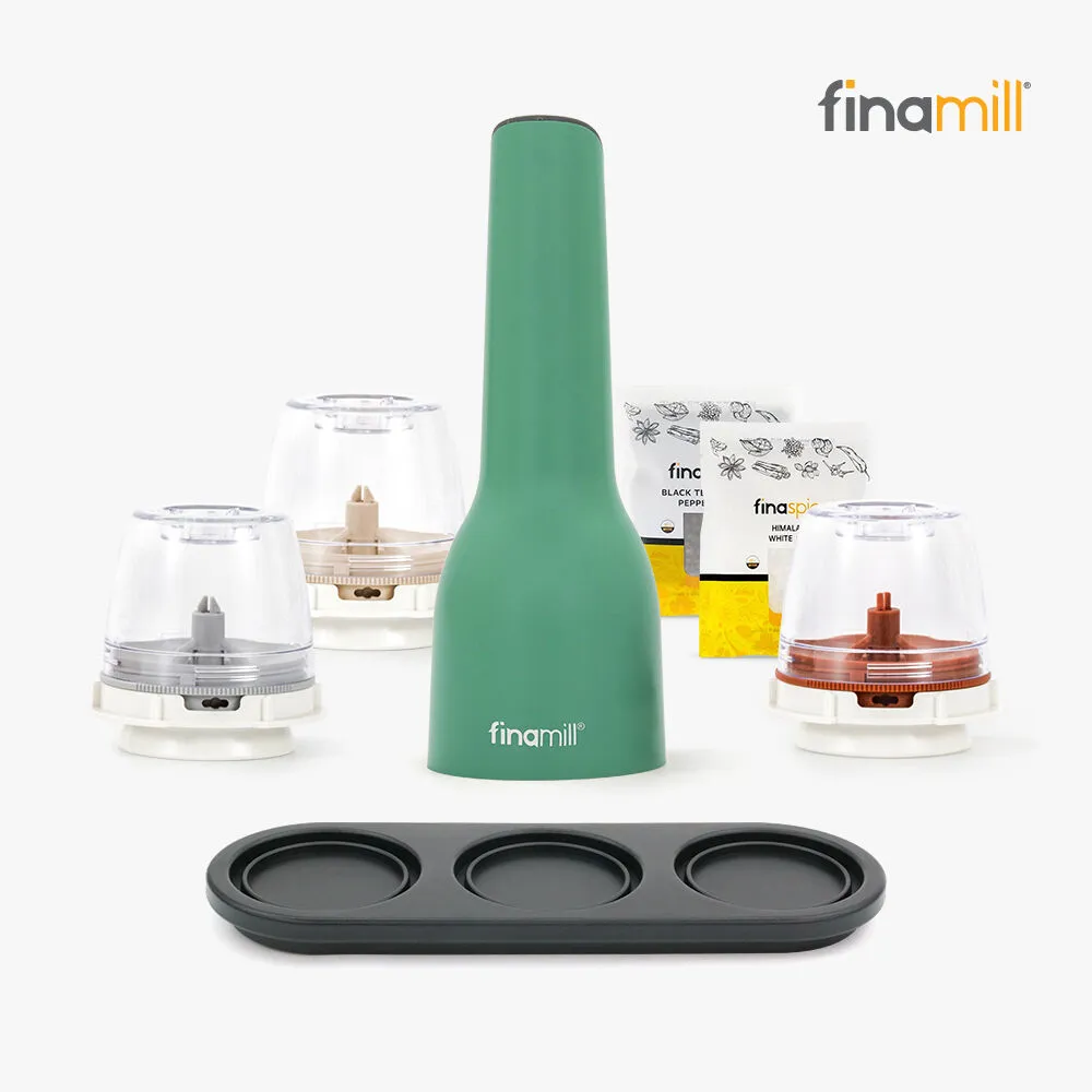 [FinaMill] 파이나밀 2세대 USB 전동그라인더 그린 심플세트 - 감도 깊은 취향 셀렉트샵 29CM