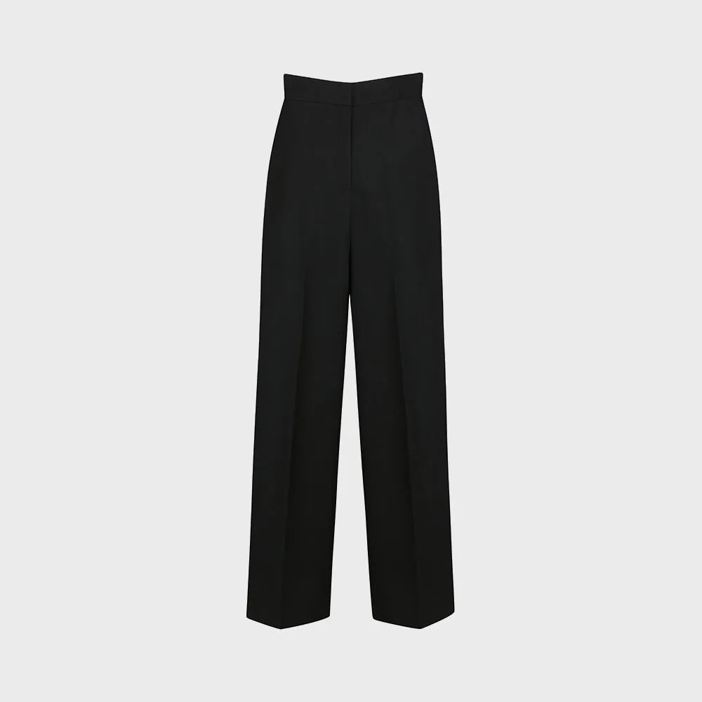 HIGH-WAISTED PINTUCK PANTS BLACK (F24PT4141BK) - 감도 깊은 취향 셀렉트샵 29CM