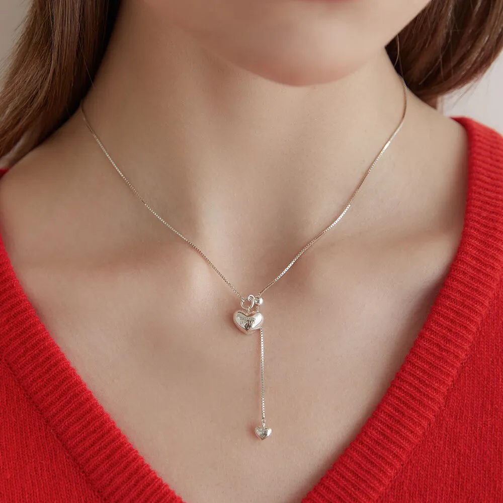 (실버925) 하트 드롭 목걸이 NZ2127 - 감도 깊은 취향 셀렉트샵 29CM