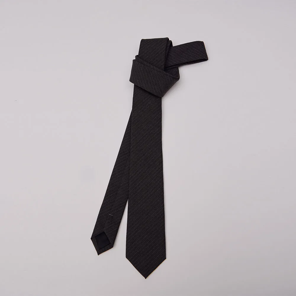 MAN ESSENTIAL WOOL TIE GRAY STRIPE - 감도 깊은 취향 셀렉트샵 29CM