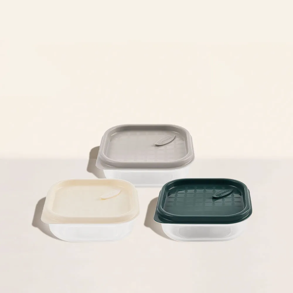 [실리만] 하모니 냉동용기 정사각 310ml (2P) WSK7240 - 감도 깊은 취향 셀렉트샵 29CM