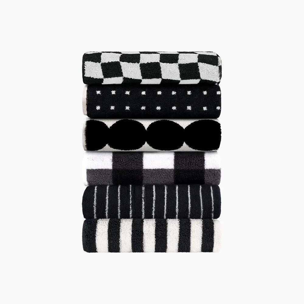 6P 블랙에디션 믹스 수피마 수건 230g - 감도 깊은 취향 셀렉트샵 29CM