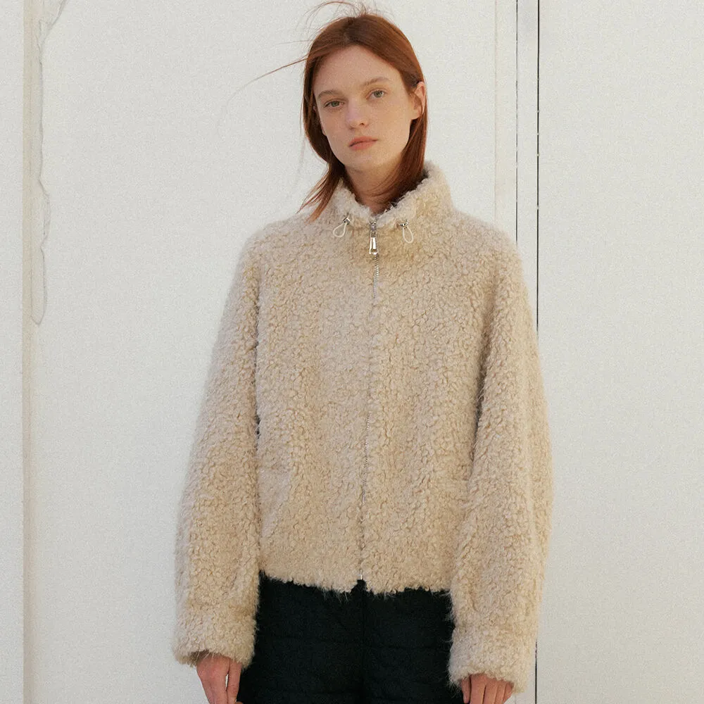 Half fur zip-up mustang jacket (2color) - 감도 깊은 취향 셀렉트샵 29CM