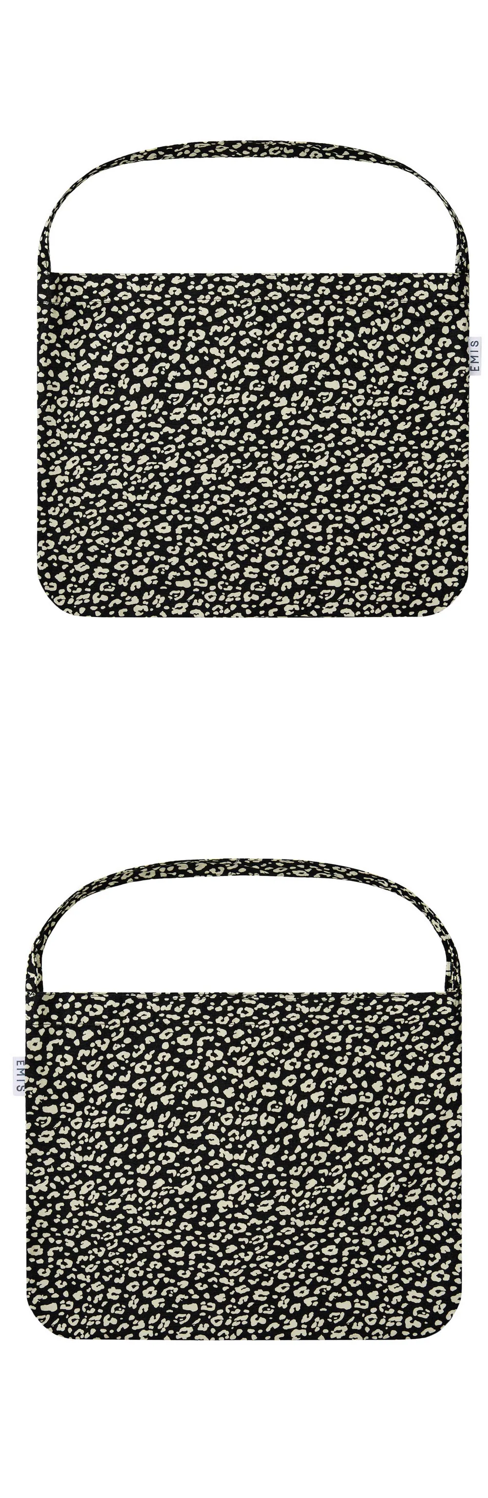 22Y LEOPARD CORDUROY ECO BAG-BLACK - 감도 깊은 취향 셀렉트샵 29CM