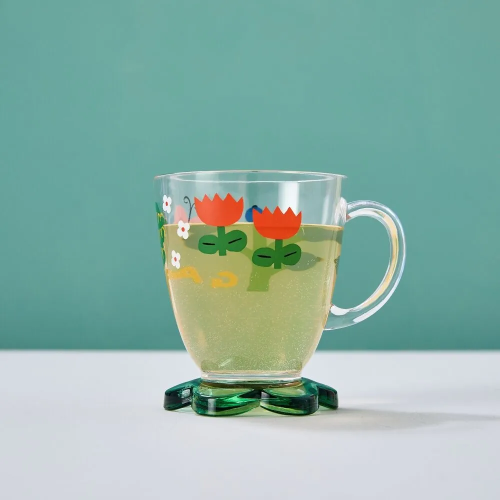 스프링가든 꽃모양 아크릴머그 310ML - 감도 깊은 취향 셀렉트샵 29CM