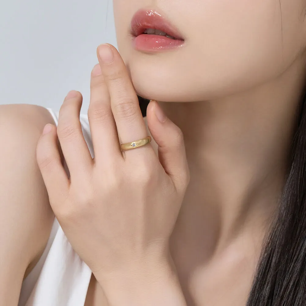 [14KGF] 매트 큐빅 별 조각 반지_3color/3size - 감도 깊은 취향 셀렉트샵 29CM