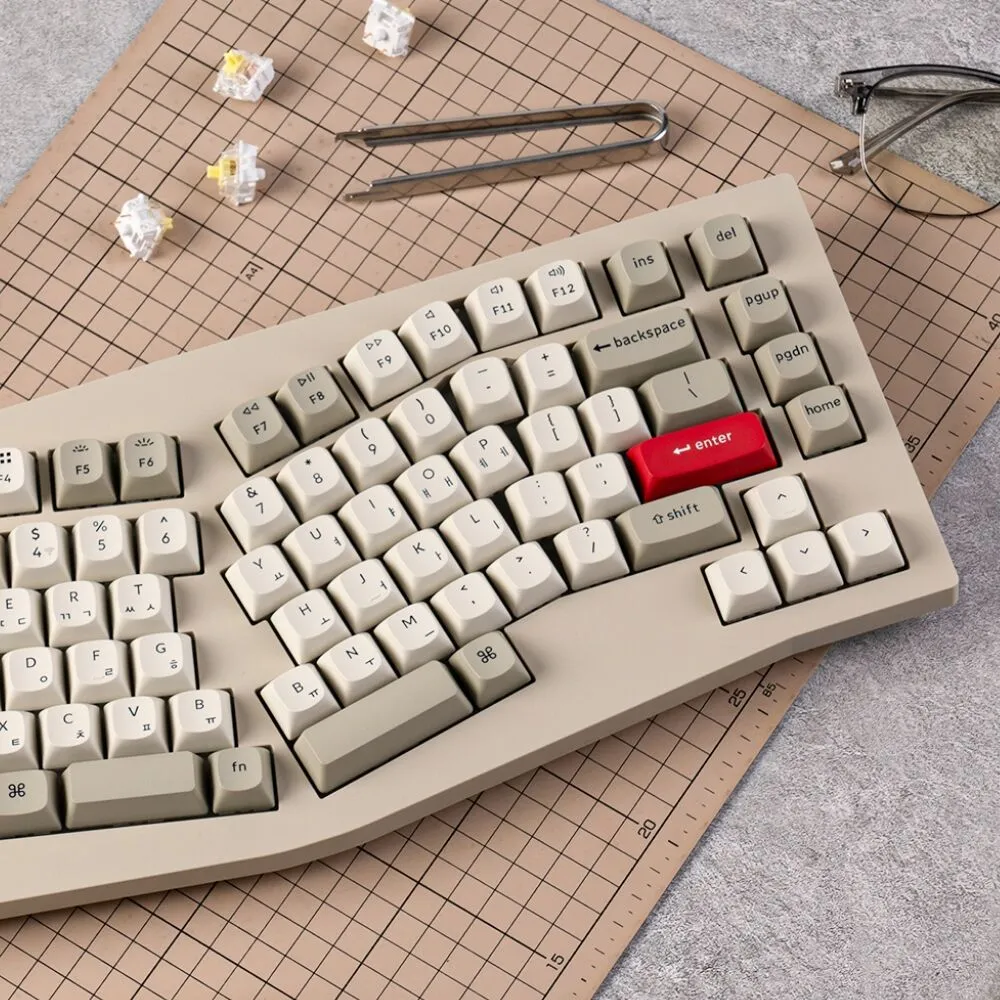 키크론 V10 PRO MAX 레트로 무선 RGB 앨리스 인체공학 커스텀 기계식 키보드 - 감도 깊은 취향 셀렉트샵 29CM