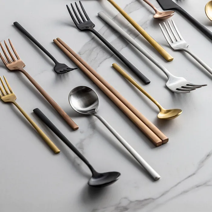 [SET] 티타늄 커트러리 1인 수저세트 4colors - 감도 깊은 취향 셀렉트샵 29CM
