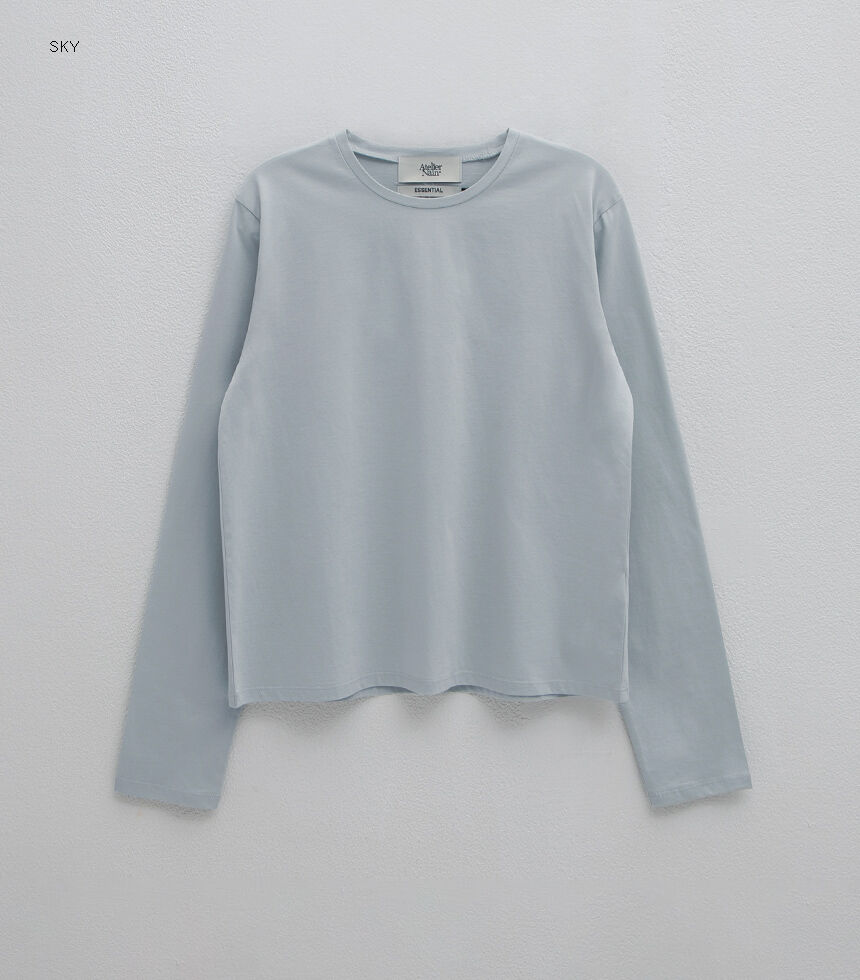 ESSENTIAL SILKET ROUND TEE(T-7000)_4Colors - 감도 깊은 취향 셀렉트샵 29CM