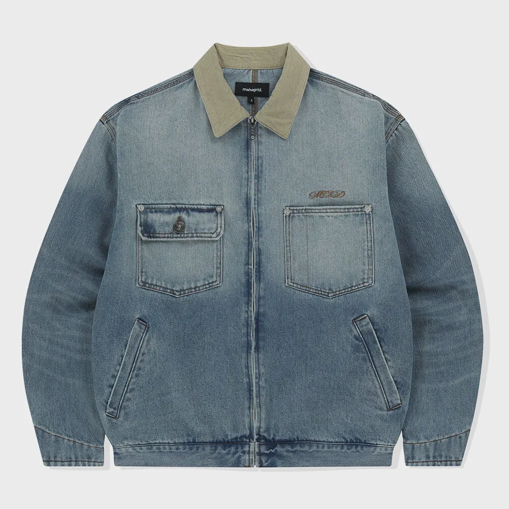 DUNGAREE DENIM JACKET BLUE(MG2FSMJ245A) - 감도 깊은 취향 셀렉트샵 29CM