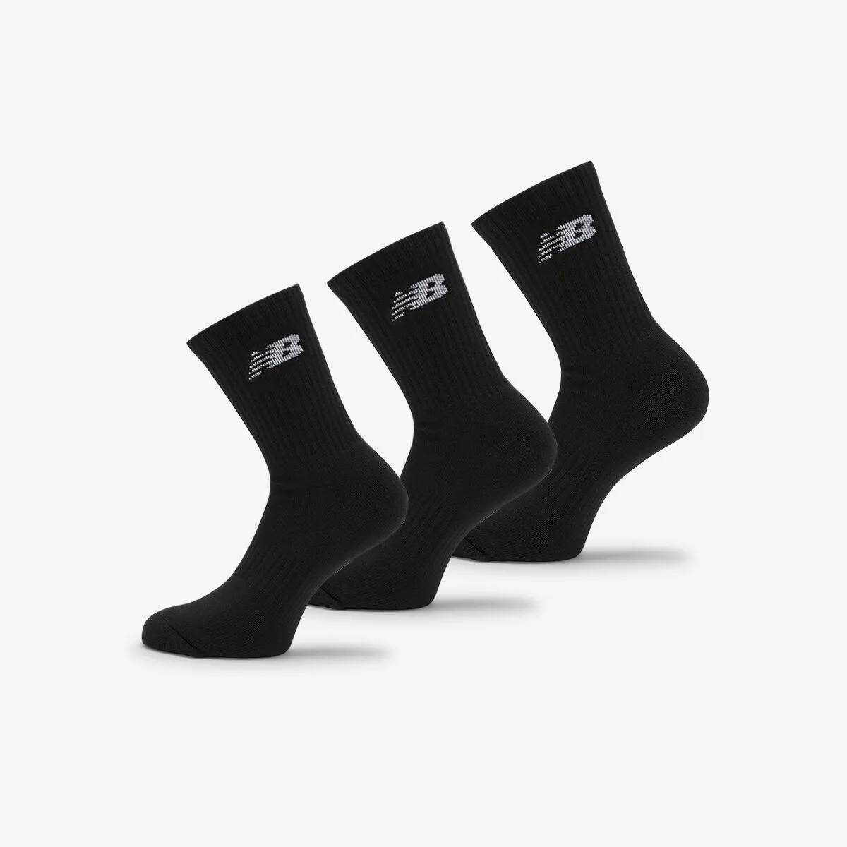 NBGEFS1104 / 올파일 자카드 크루삭스 3PACK (BLACK) - 감도 깊은 취향 셀렉트샵 29CM