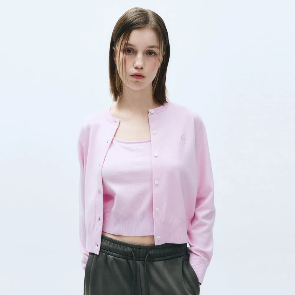 W BASIC CARDIGAN KNIT SET-UP light pink - 감도 깊은 취향 셀렉트샵 29CM