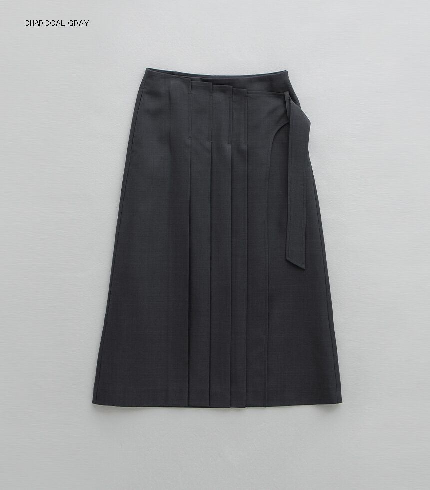 OVERLAP PLEATS SKIRT(SK-4992) - 감도 깊은 취향 셀렉트샵 29CM