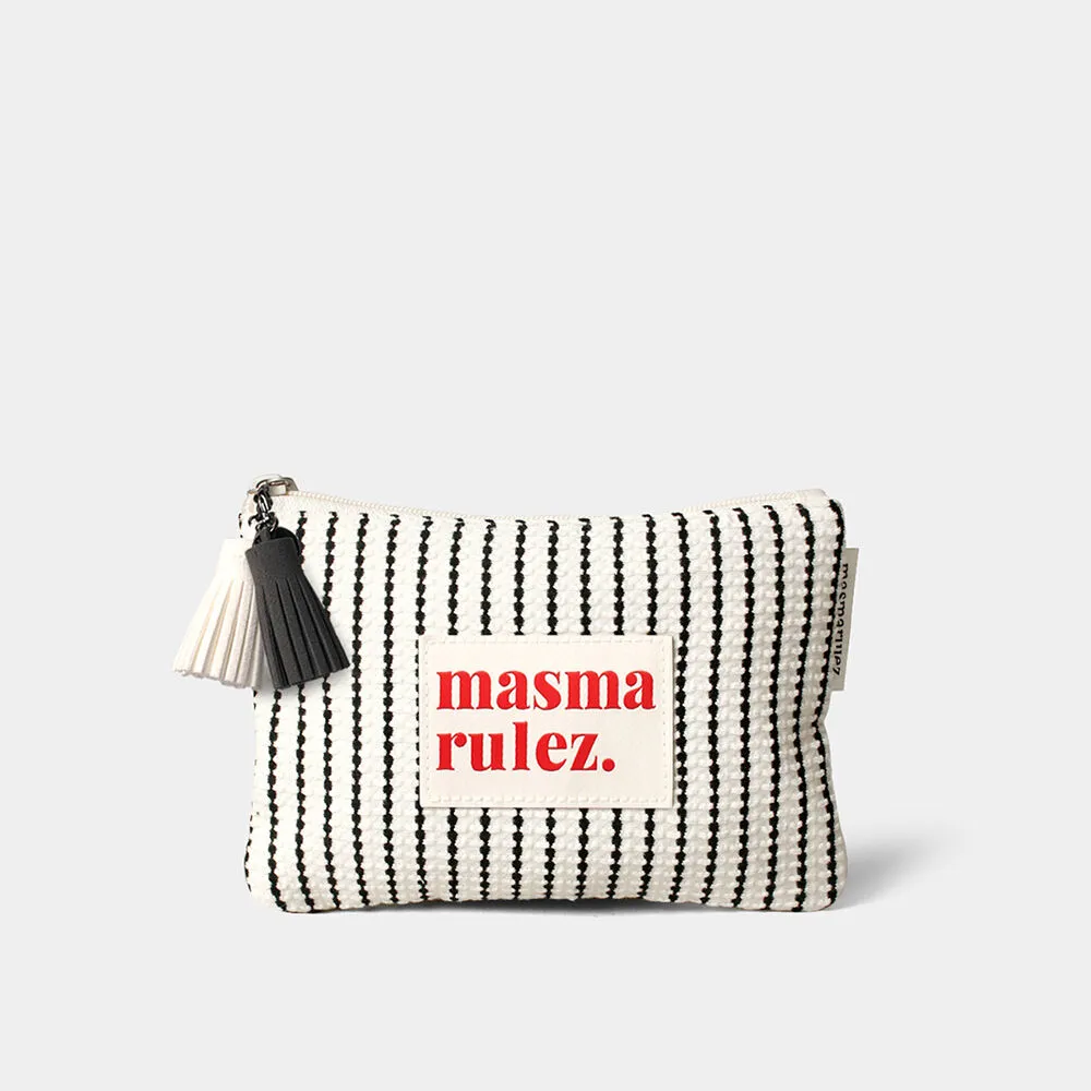 Basic pouch _ Waffle stipe 블랙 - 감도 깊은 취향 셀렉트샵 29CM