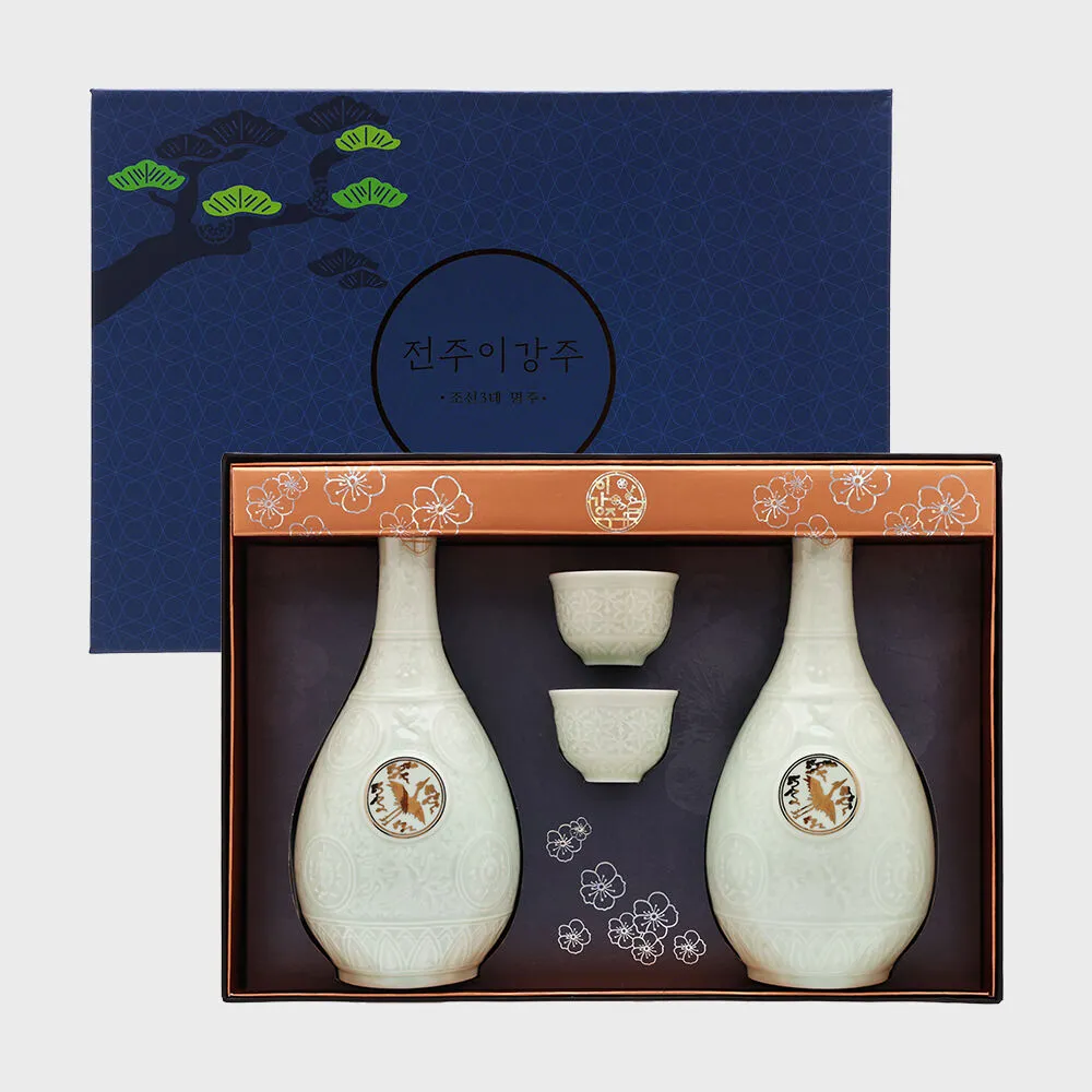 조정형명인 전주이강주도자기세트 29호 25도 500mlx2 전용잔2 - 감도 깊은 취향 셀렉트샵 29CM