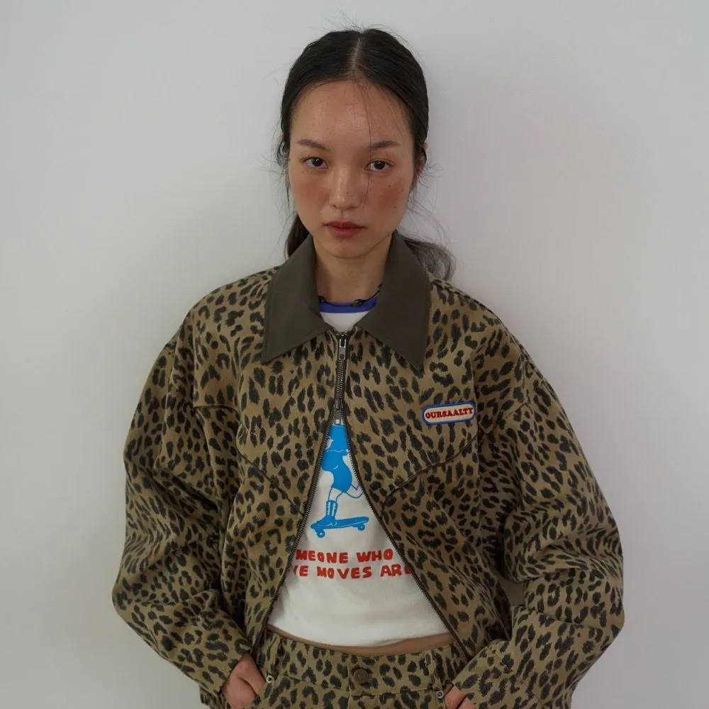 Leopard Work Jacket / Khaki - 감도 깊은 취향 셀렉트샵 29CM