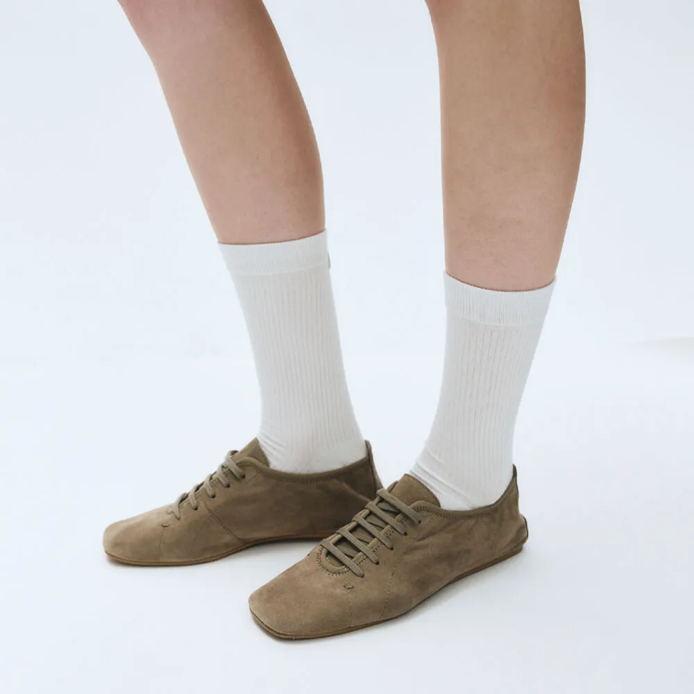 W BASIC MIDDLE SOCKS white - 감도 깊은 취향 셀렉트샵 29CM