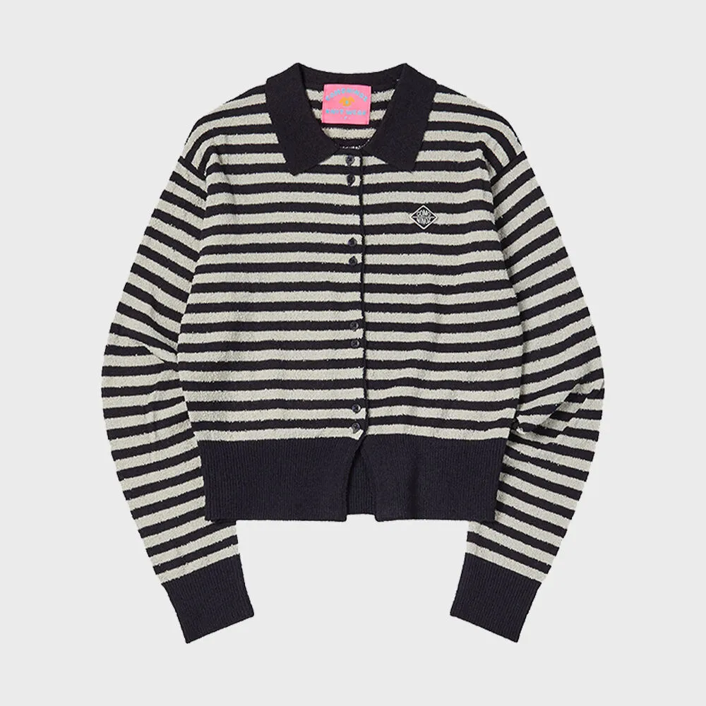 W SPRING BUTTON CARDIGAN [NAVY] - 감도 깊은 취향 셀렉트샵 29CM