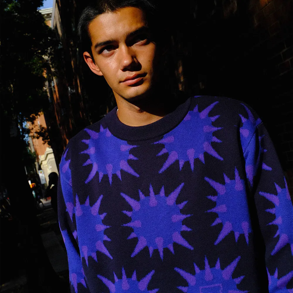 (U) 스파이크 스웨터 블루 SPIKE SWEATER BLUE - 감도 깊은 취향 셀렉트샵 29CM