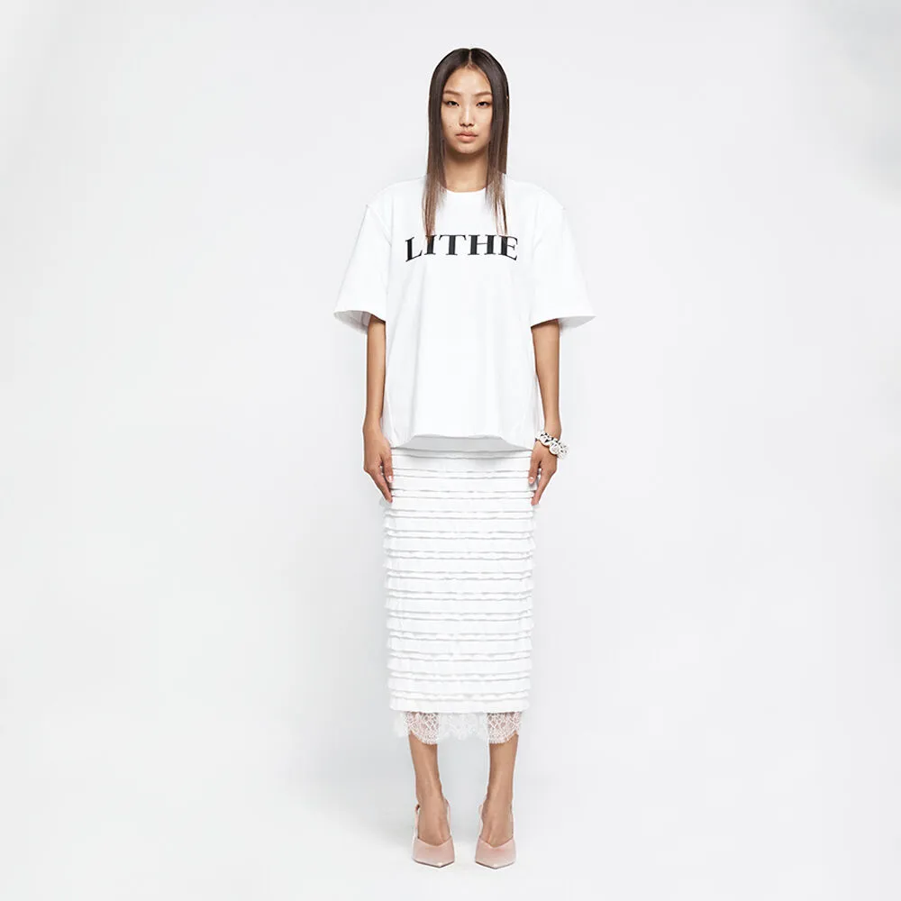 LITHE T-SHIRT WHITE (R25TS11131WH) - 감도 깊은 취향 셀렉트샵 29CM