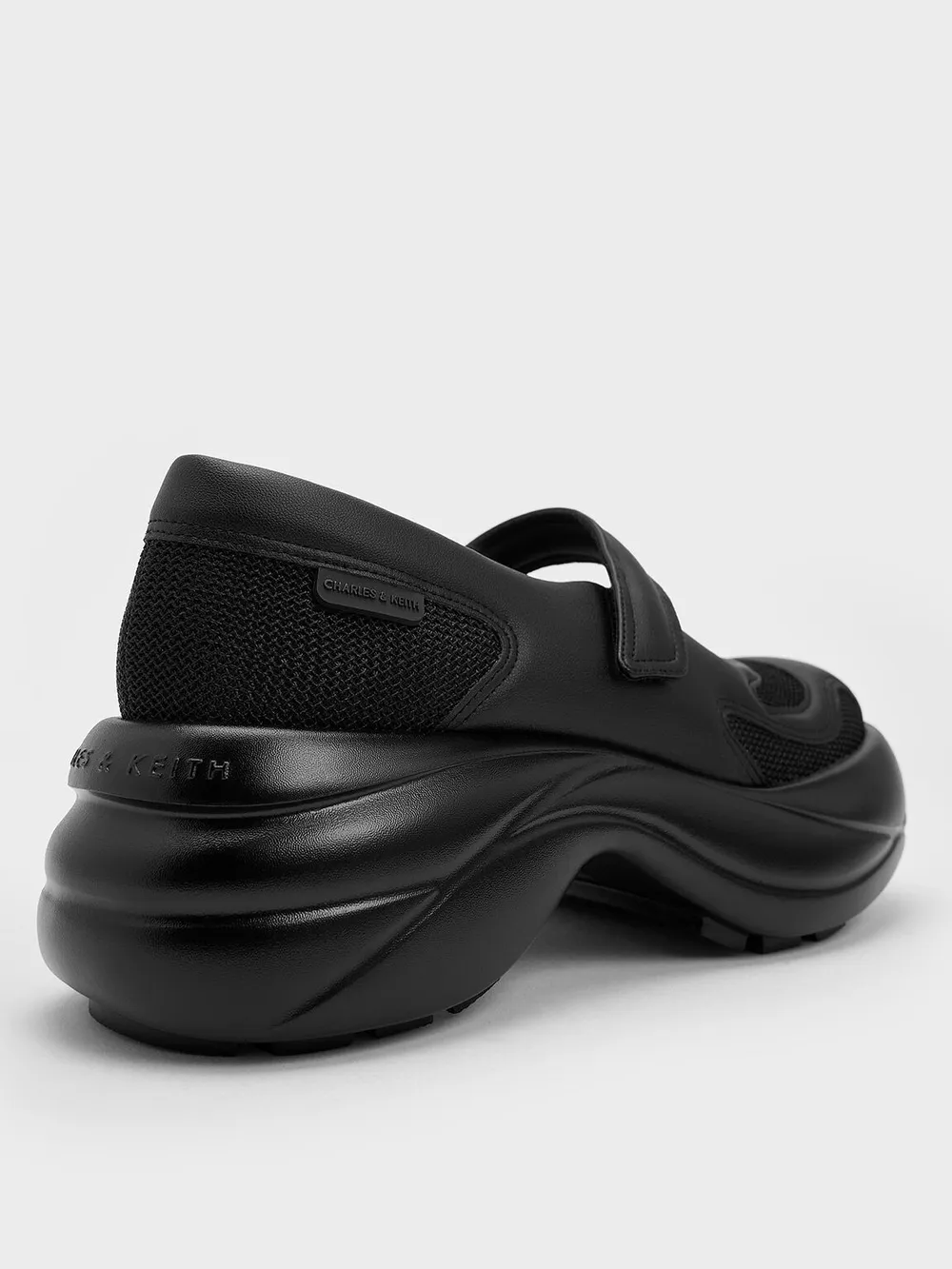 CK1-70900400-1 메시 커브드 플랫폼 메리제인 스니커즈 - 블랙 텍스처드 - 감도 깊은 취향 셀렉트샵 29CM