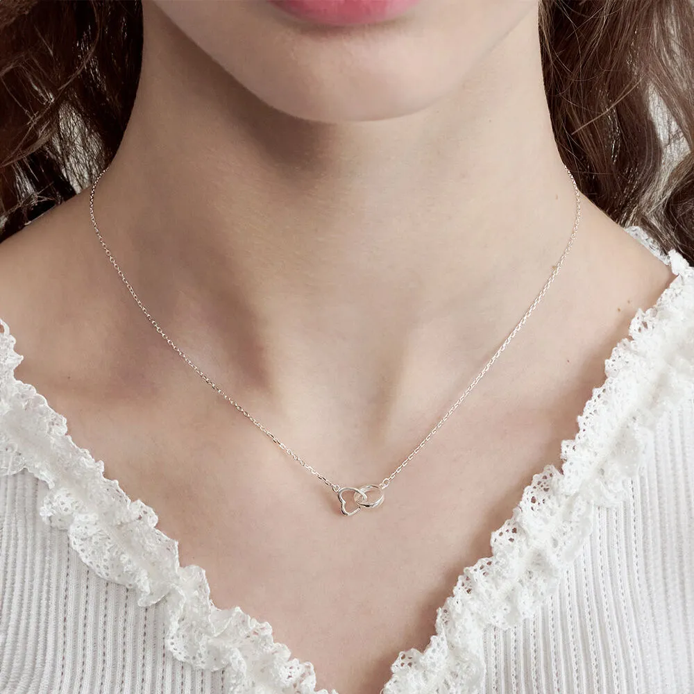 [silver925] heart link necklace - 감도 깊은 취향 셀렉트샵 29CM