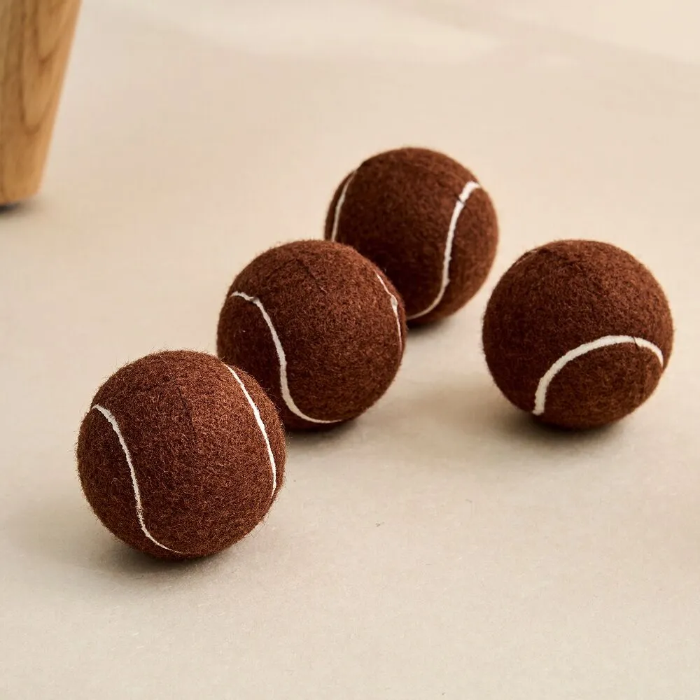 잘밀리는 테니스공 의자커버 브라운 4P SET - 감도 깊은 취향 셀렉트샵 29CM