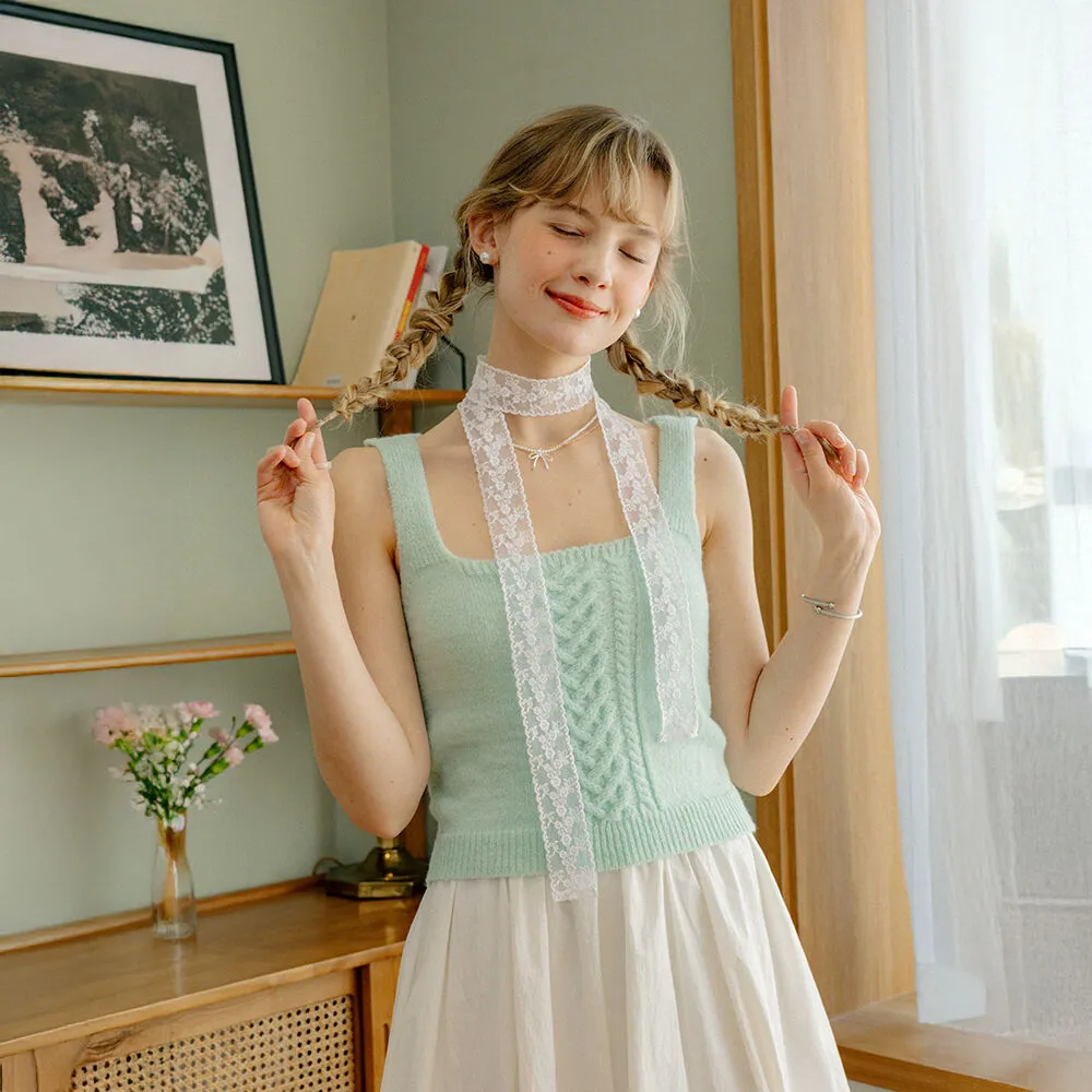 DD_Pattern knit sleeveless top_2color - 감도 깊은 취향 셀렉트샵 29CM