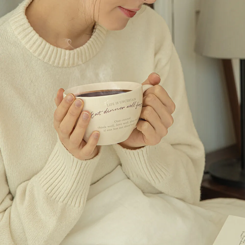 시라쿠스 뉴욕 레터 레터링 카페라떼 320ml - 감도 깊은 취향 셀렉트샵 29CM