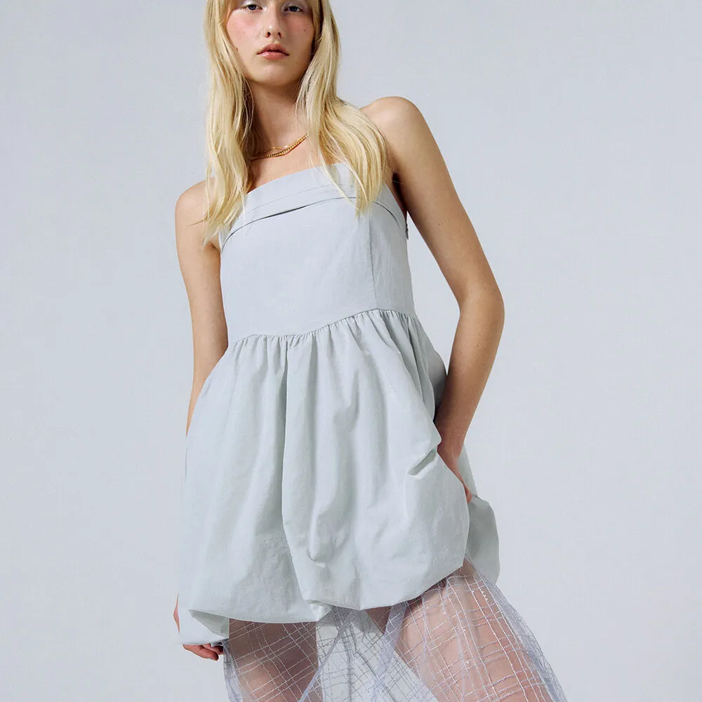 Balloon Tube Top Dress_Sage Grey - 감도 깊은 취향 셀렉트샵 29CM