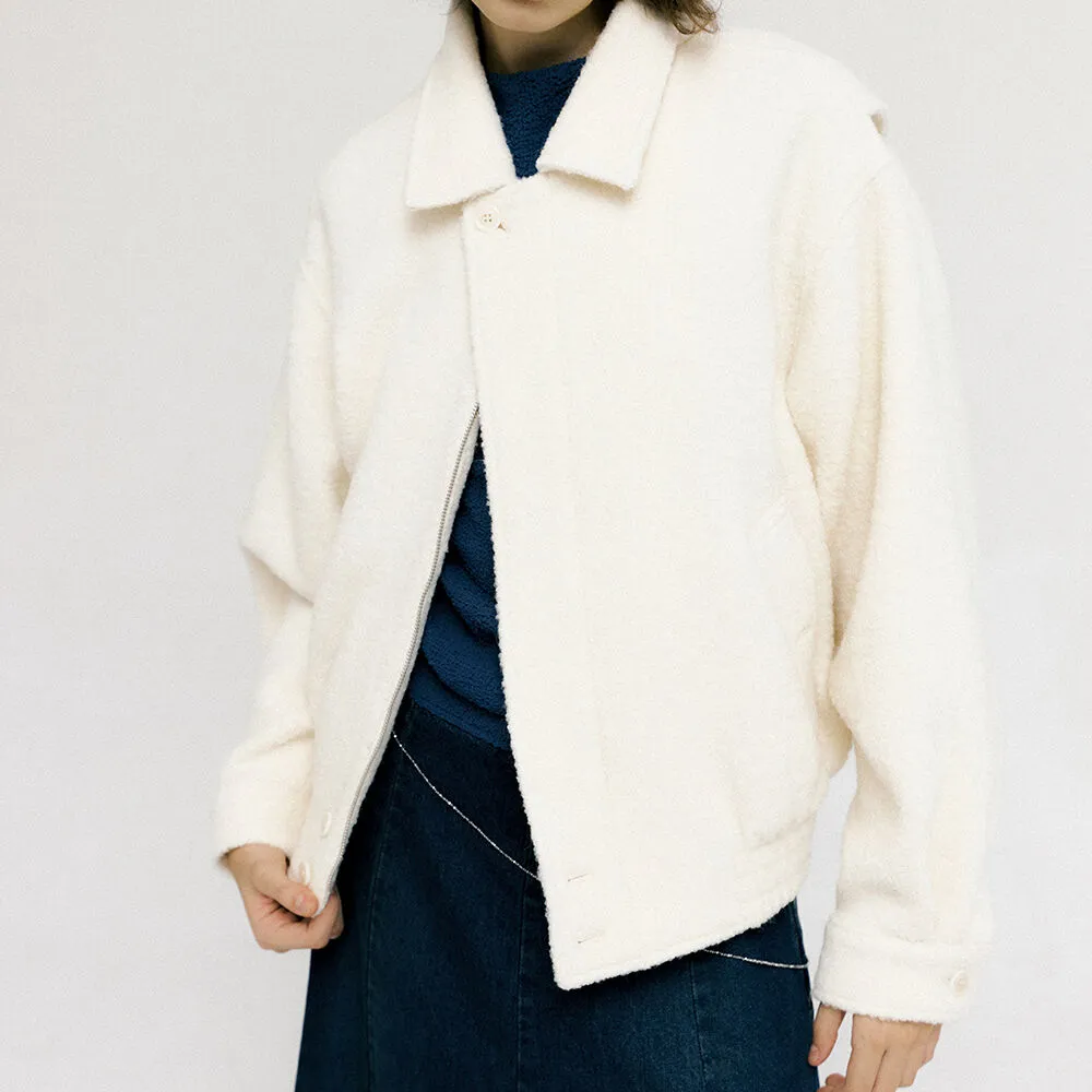 Polished Wool Blouson_Ivory - 감도 깊은 취향 셀렉트샵 29CM