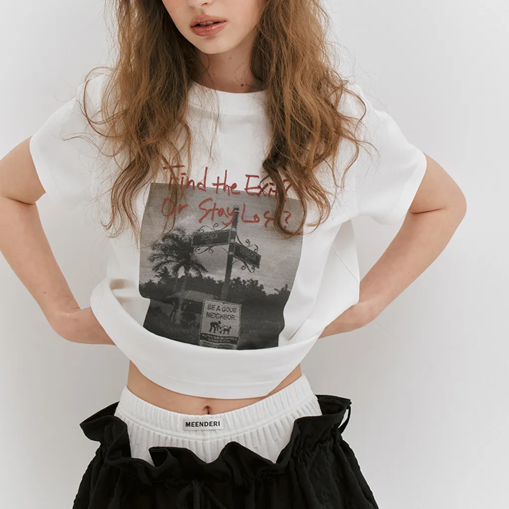 LOST T-SHIRT - WHITE - 감도 깊은 취향 셀렉트샵 29CM